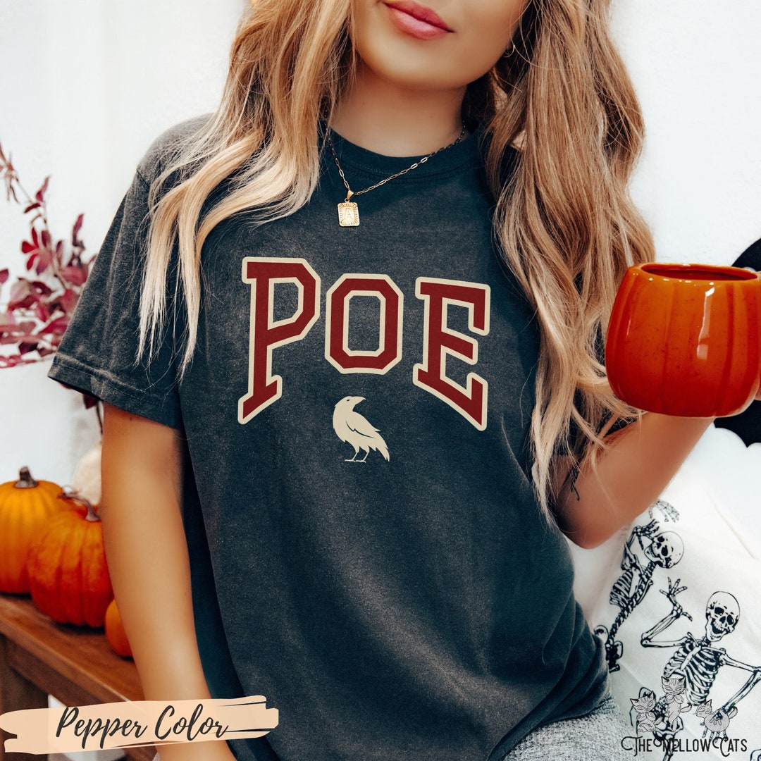 Edgar Allan Poe Shirt Shirt Comfort Colors, Poetry Tee the Raven Dark ...