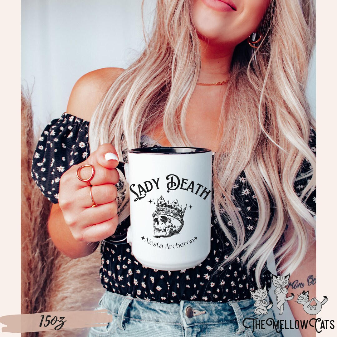 Nesta Archeron Lady Death ACOTAR Two-tone Coffee Mugs, 15oz LICENSED ...
