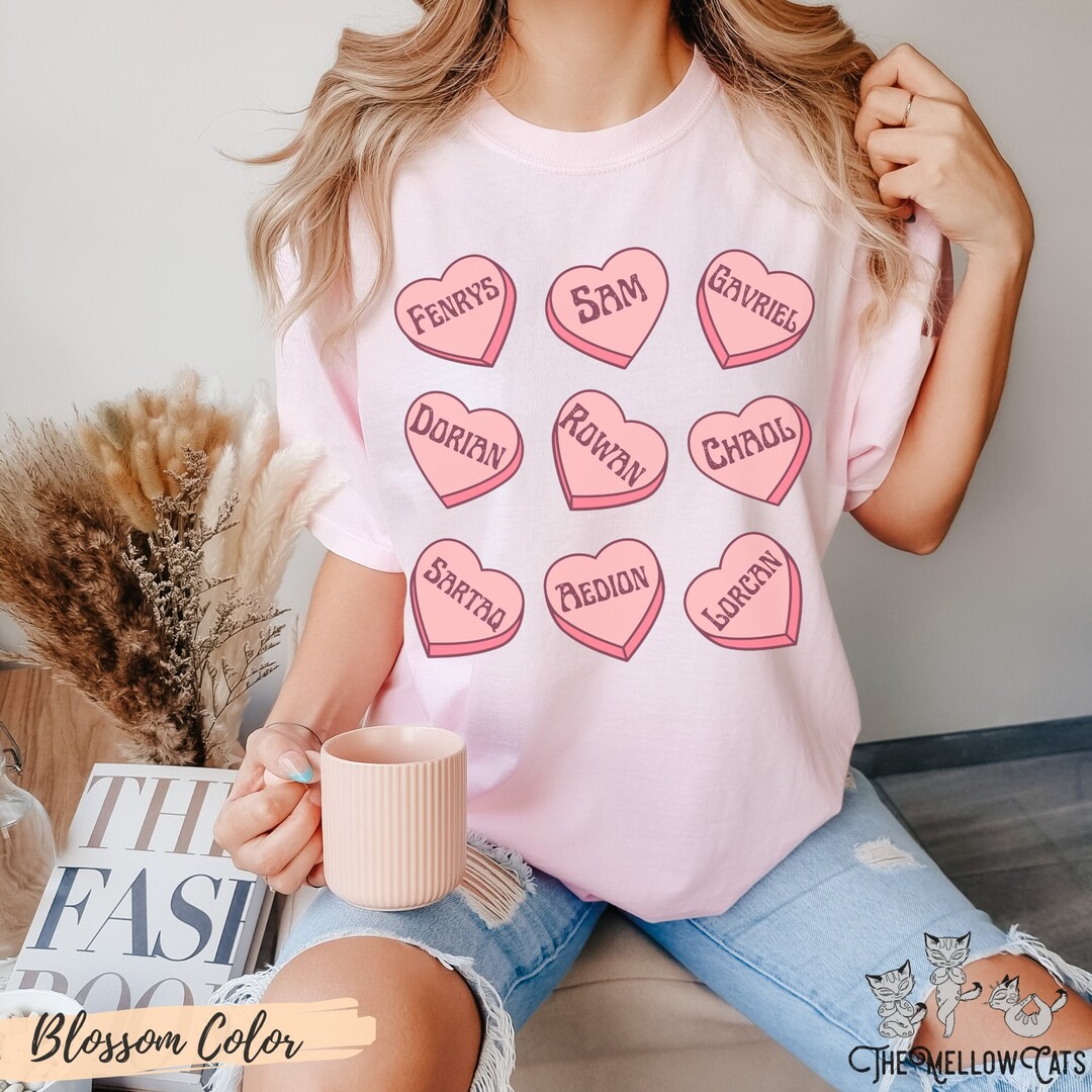 Throne of Glass Book Boyfriends Comfort Colors® Tee, Officially ...