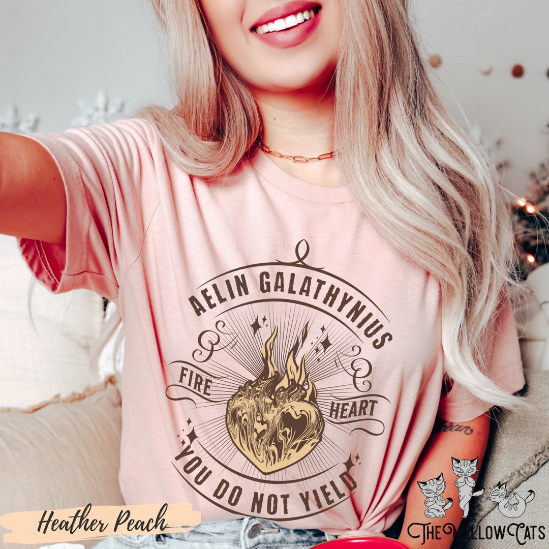 Fireheart Throne of Glass Shirt SJM Officially LICENSED Sarah J. Maas ...