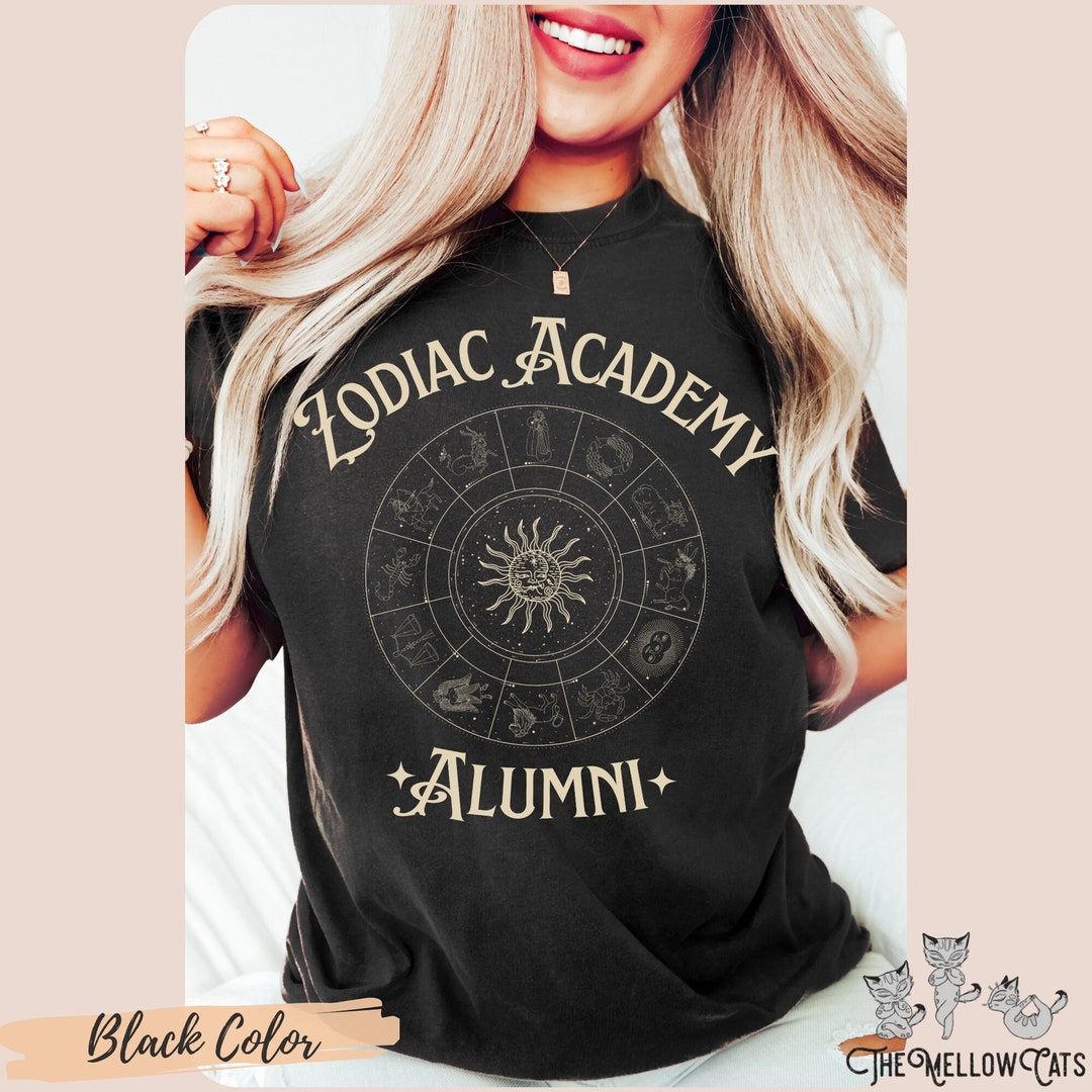 Zodiac Academy Alumni Comfort Colors Shirt, Officially Licensed ZA ...