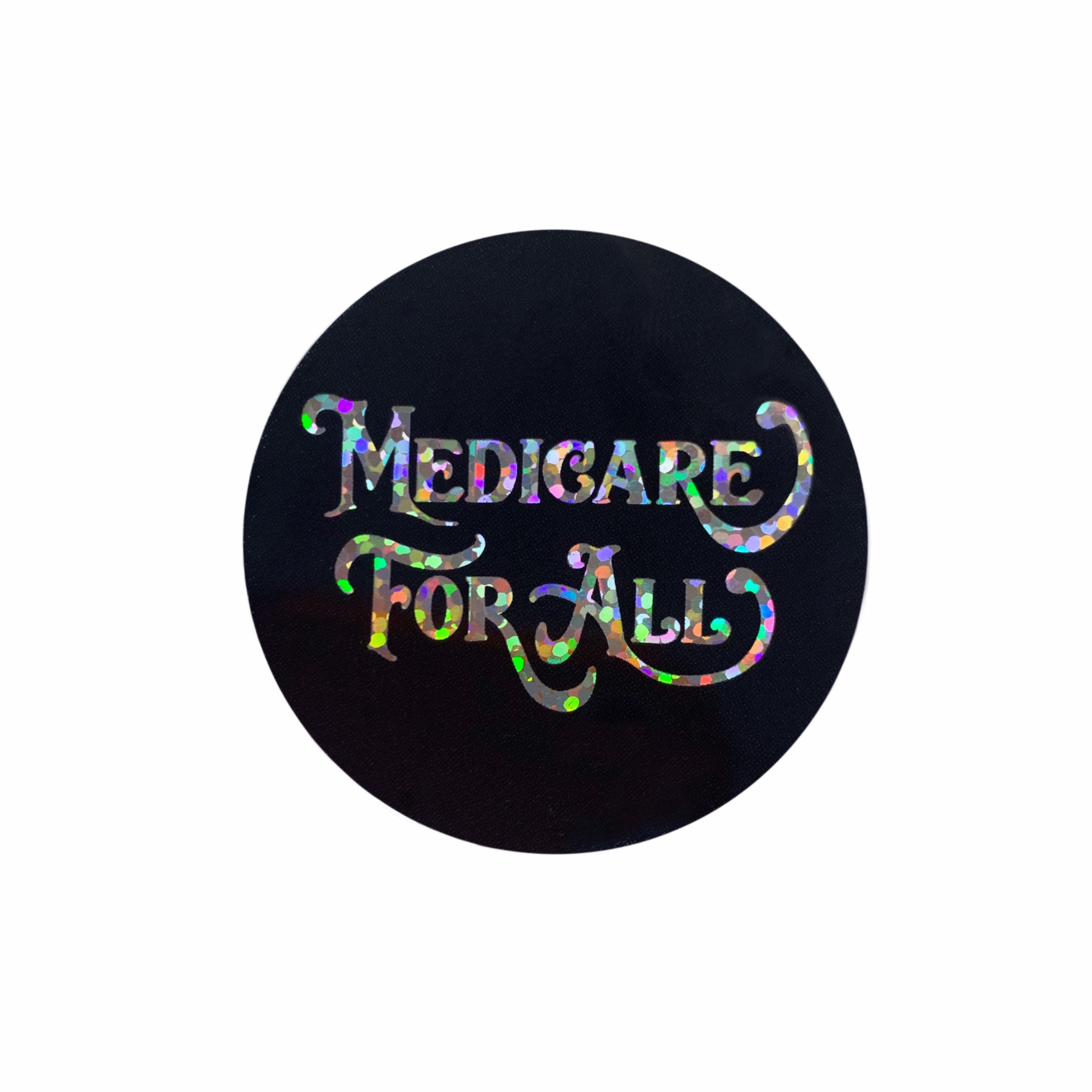 Medicare for All Holographic Glitter Sticker Stocking Stuffers - Etsy UK
