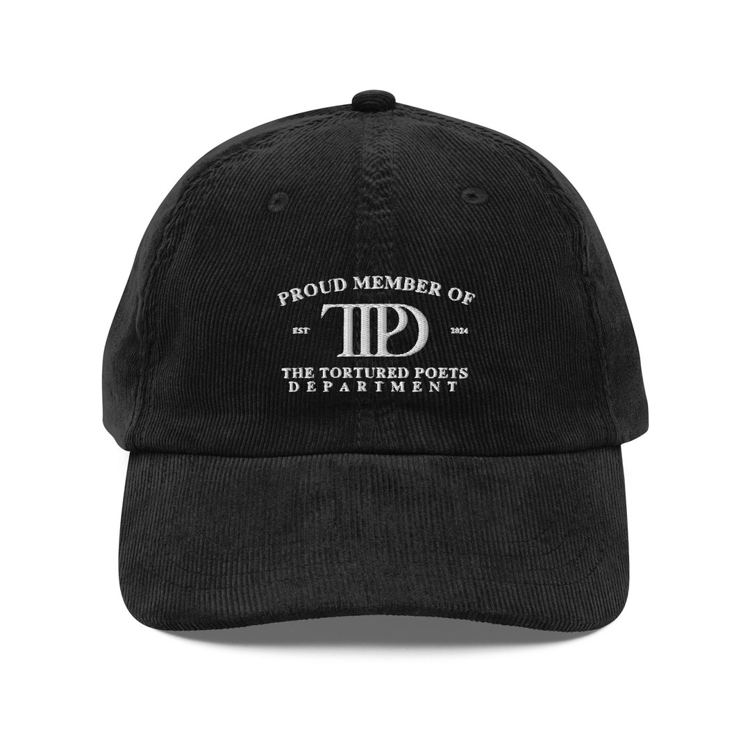 TTPD Taylor Swift Embroidered Vintage Corduroy Cap - Etsy
