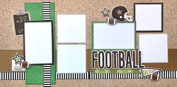 Paper, Party & Kids Papercraft Paper Football Coach Football DIY Craft ...