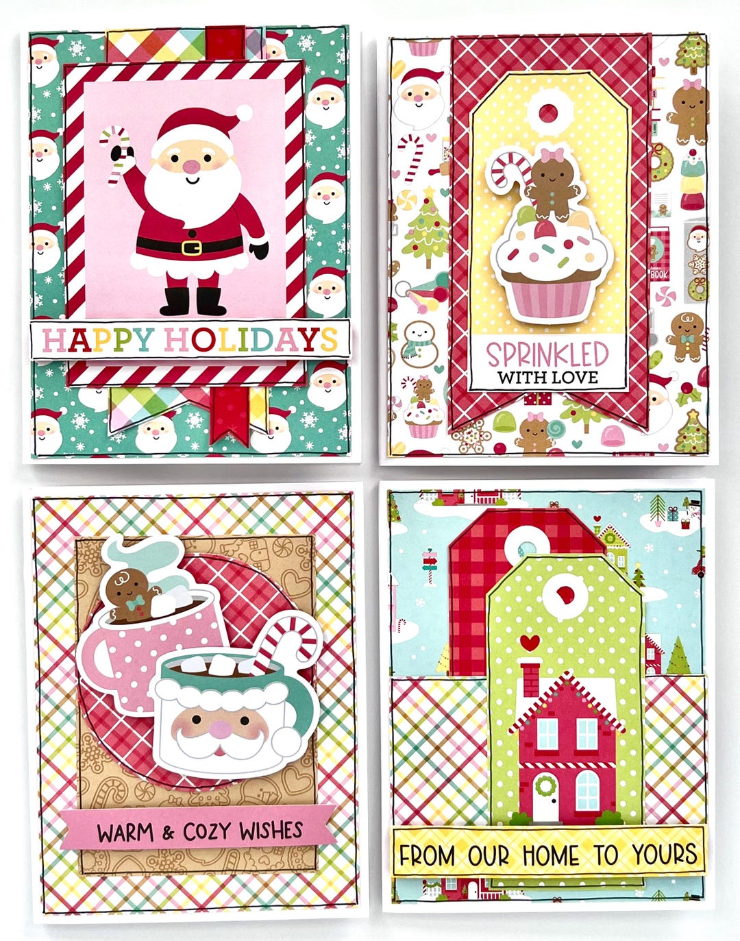 Doodlebug Christmas Cards 24-3 A2 Card Kit - Etsy