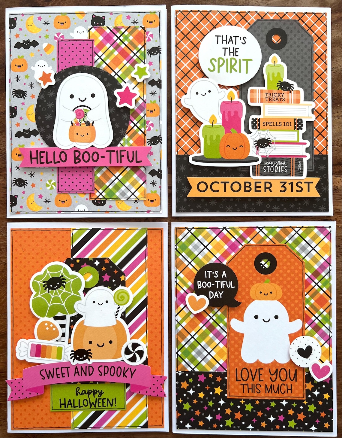 DB Halloween Cards 5 - Precut A2 Card Kit - Etsy