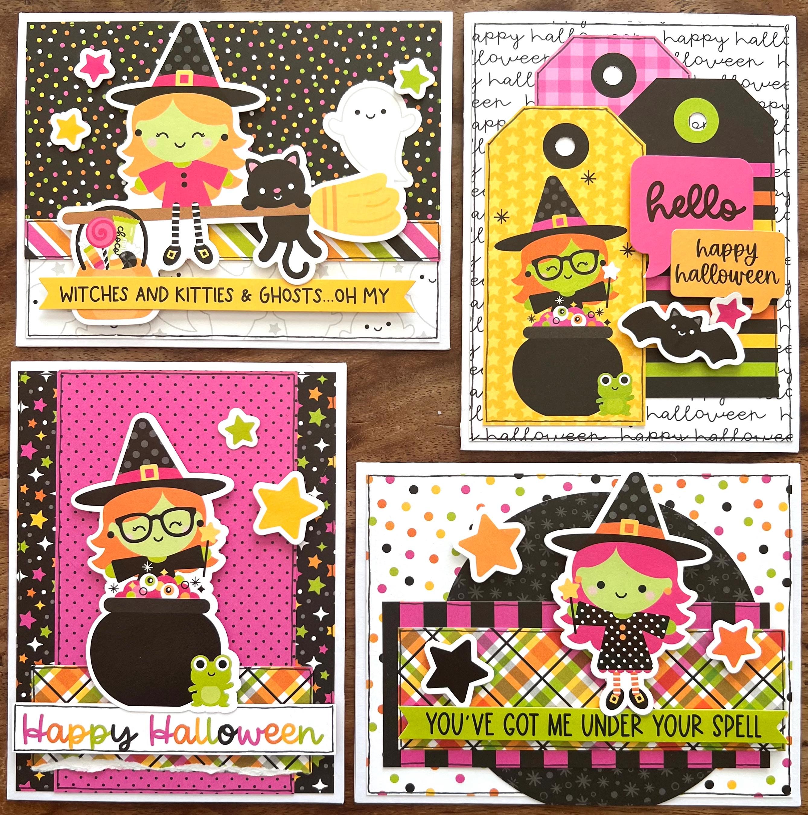 DB Halloween Cards 1 - Precut A2 Card Kit - Etsy
