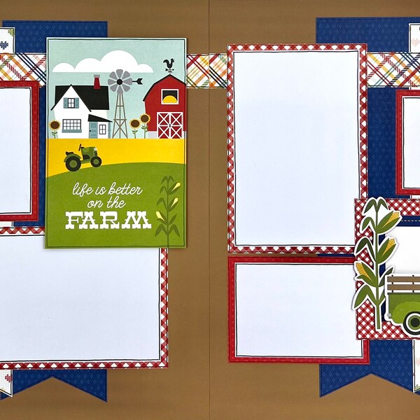 Farm Scrapbook Kit - Etsy