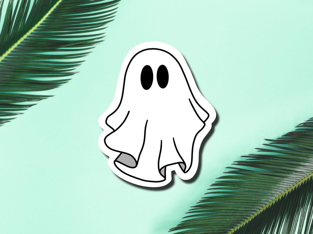 Cute Ghost Sticker Halloween Ghost Halloween Sticker Spooky - Etsy ...