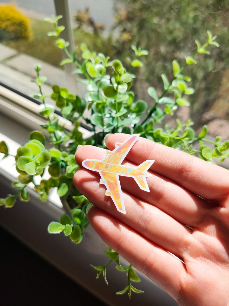 Mini Plane Sticker Travel Stickers Airplane Sticker | Etsy