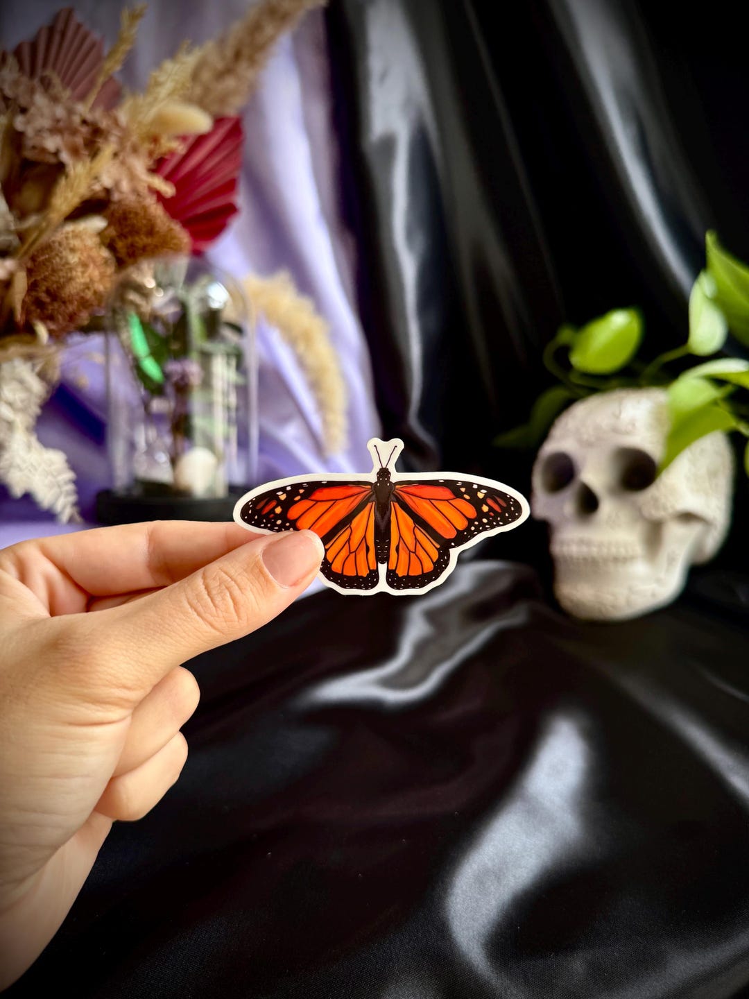 Monarch Butterfly Sticker, Waterproof Vinyl Decal - Etsy