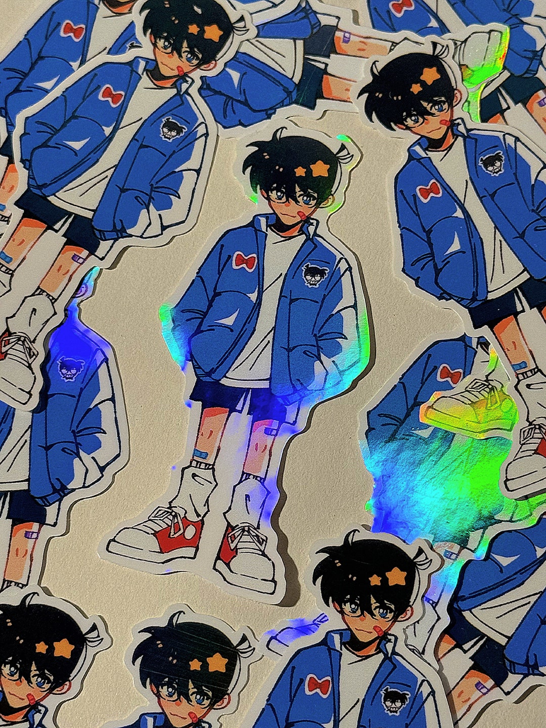 Conan | Holographic Sticker - Etsy