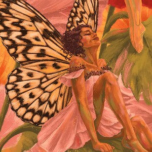 Poppy Fairy Garden Art, Flower Fairies Illustration, Flower Fairies of ...