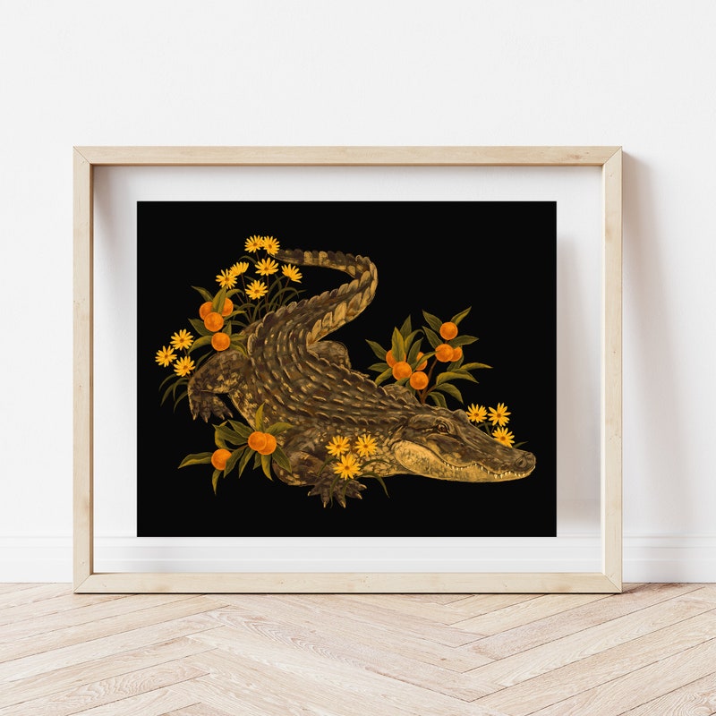 Alligator Wall Decor - Etsy