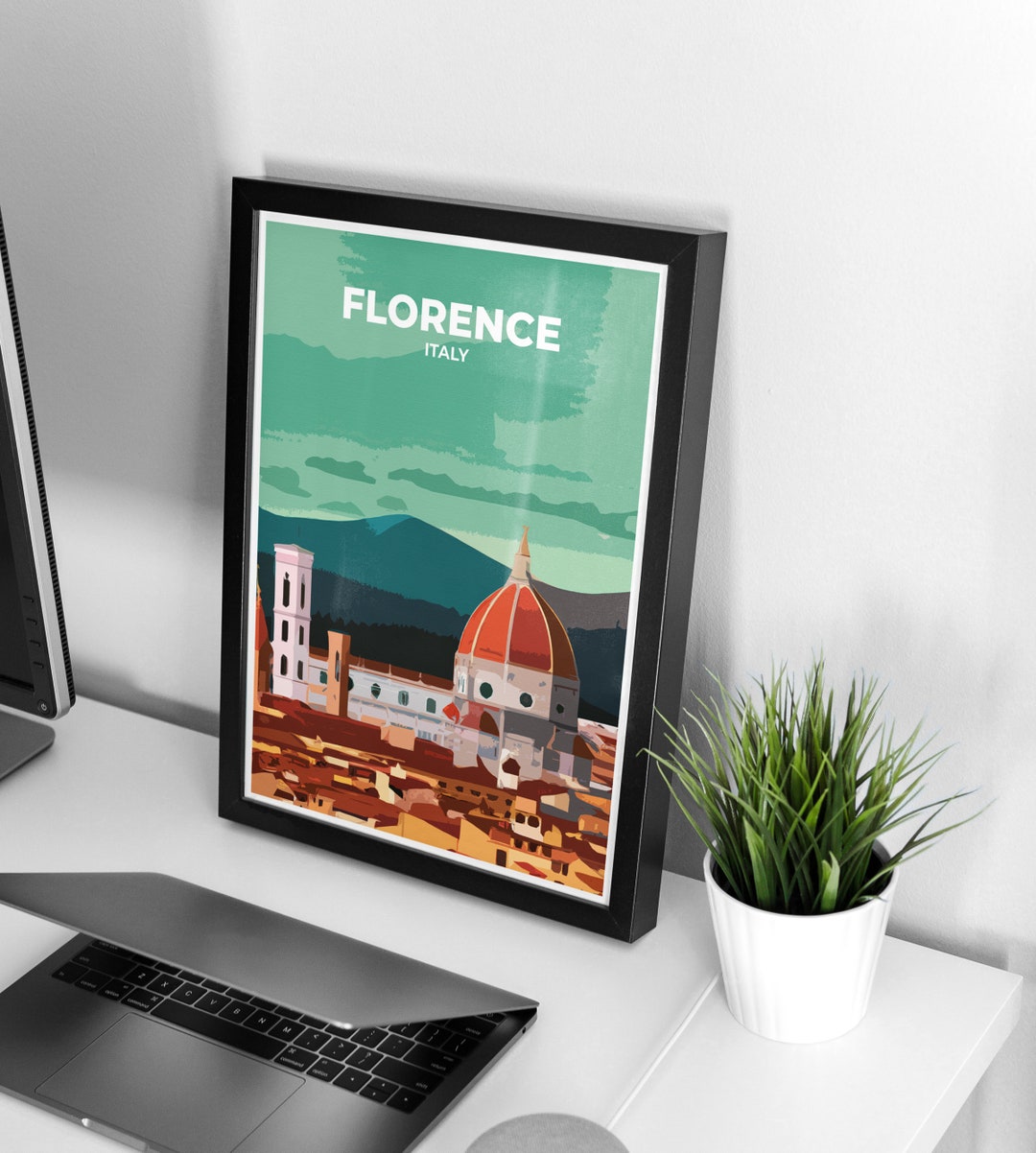 Florence Travel Poster | Florence Italy Poster | Wall Art Print for ...