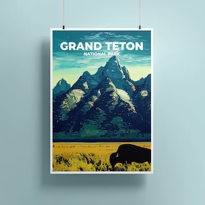 Grand Teton National Park Digital Print | Digital Wall Art | US ...