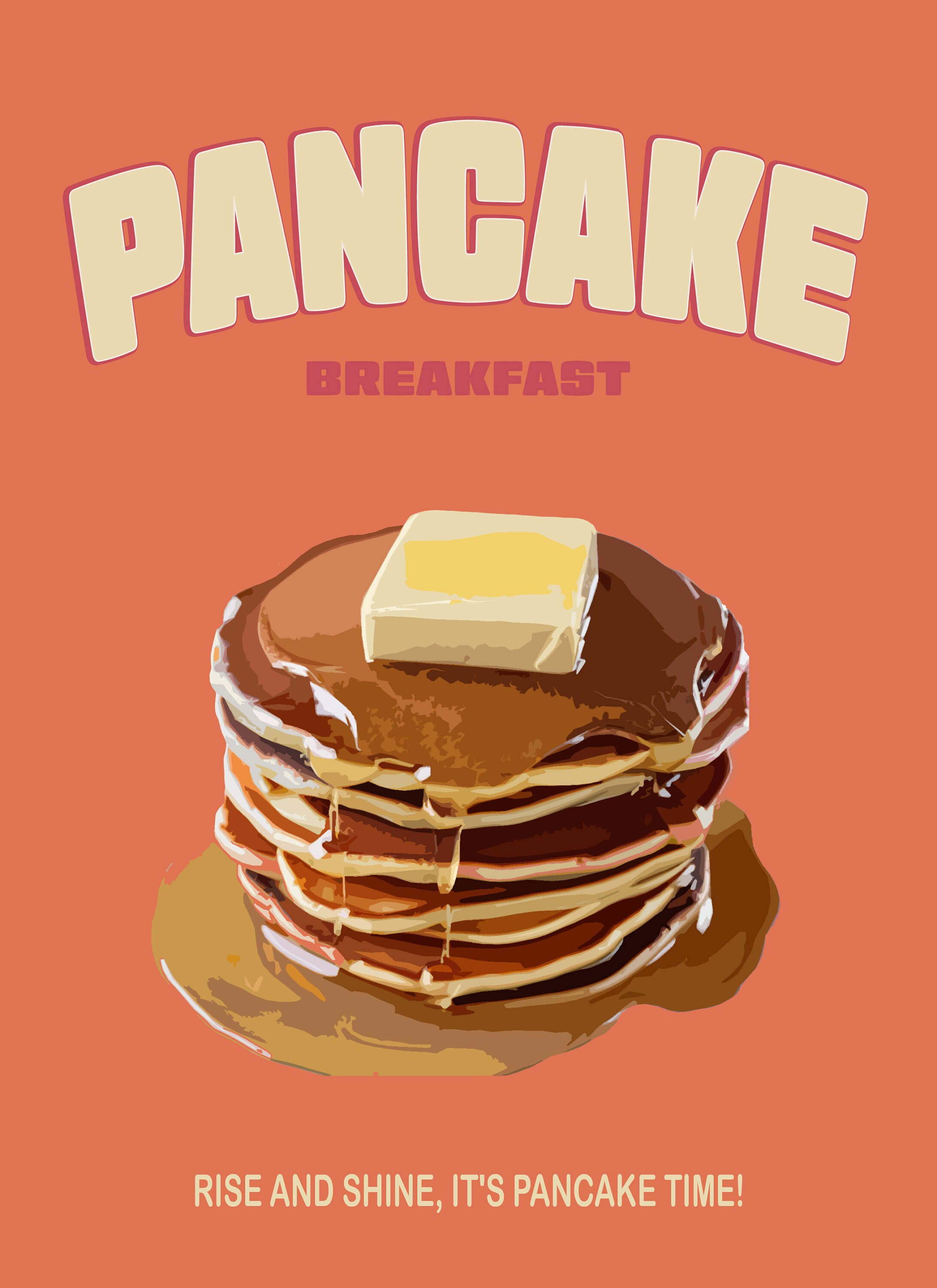 Retro Kitchen Wall Decor | Retro Print | Wall Print | Illustration ...