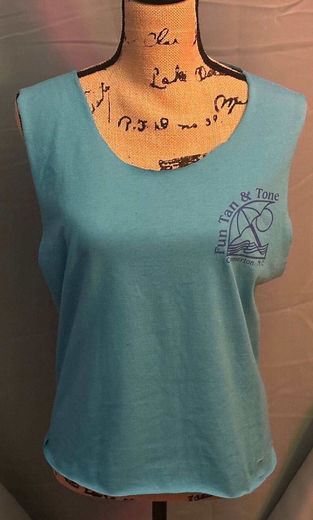 Custom Fun Tan & Tone Tank Top - Etsy