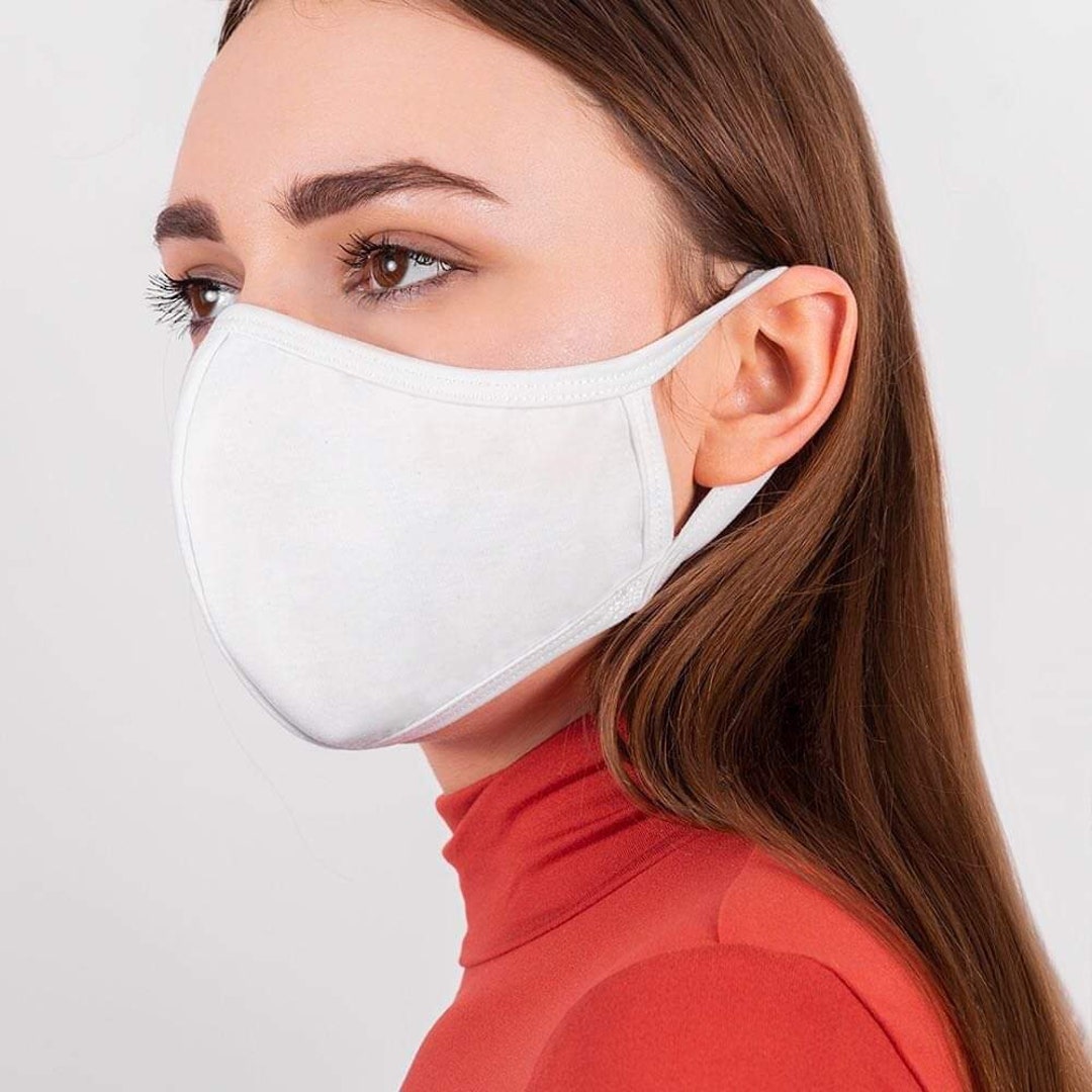 Reusable Fabric Barrier Mask - Etsy