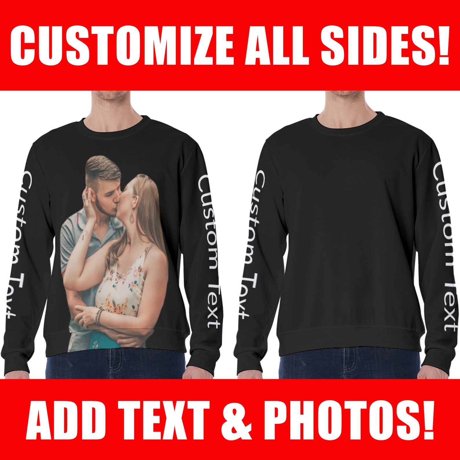 Cotton Shirts, Custom Long Sleeve Shirts, Customized Long Sleeve ...
