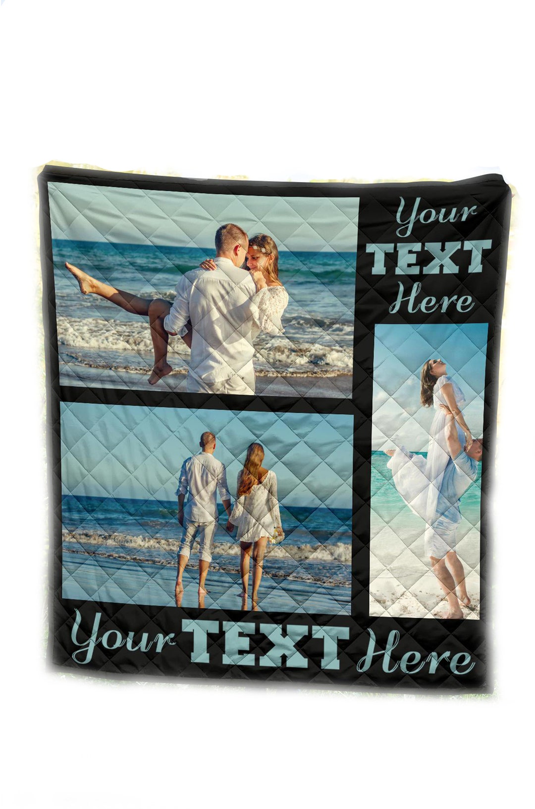 Custom Photo Quilt, Family Quilt, Couples Quilt, Family Blanket, Photo ...