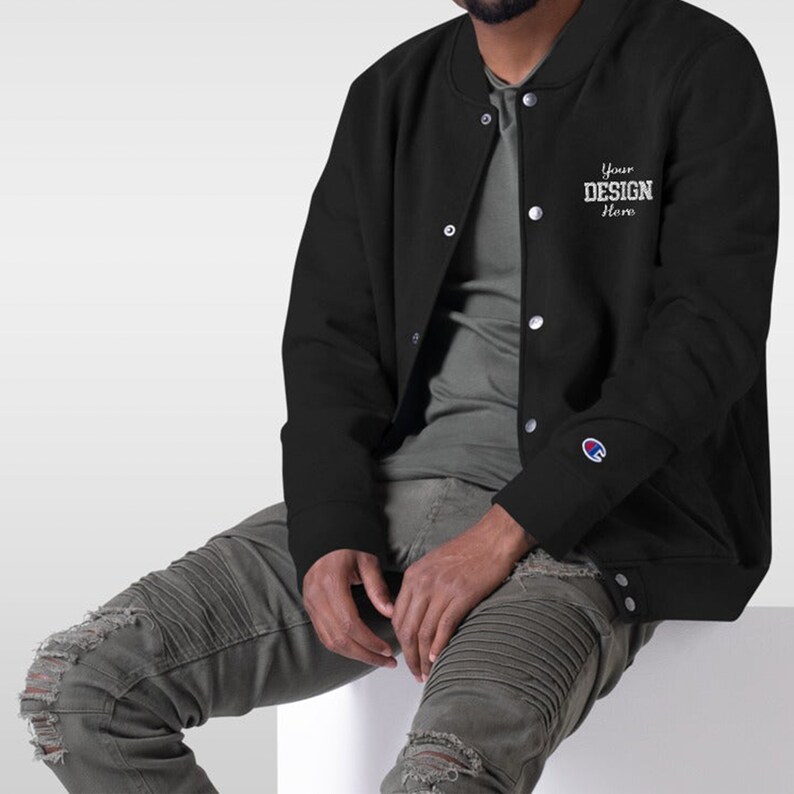 Custom Embroidered Bomber Jacket - Adult Unisex Bomber Jacket,bomber ...