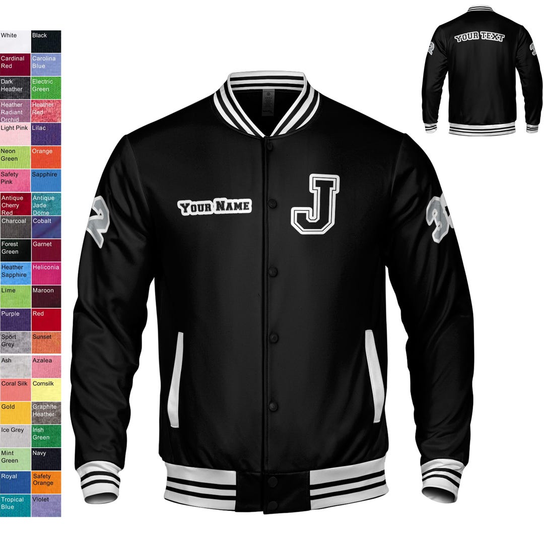 Custom LA Varsity Jacket - All-season Light Weight, Los Angeles,adult ...