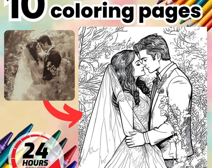 Custom Coloring Pages - Etsy Canada