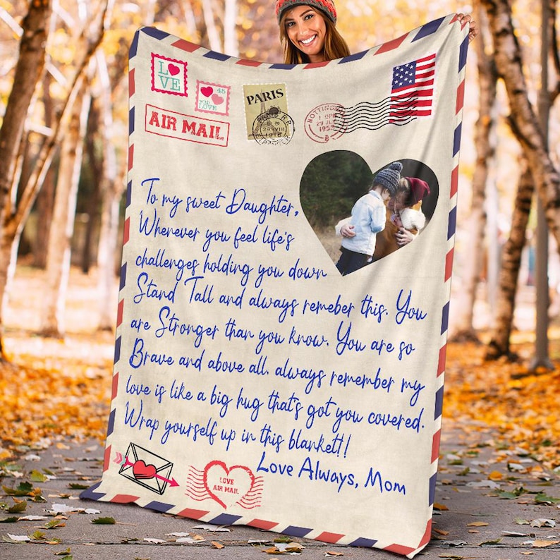 Customized Blanket,custom Photo Blanket,personalized Blanket,post Card ...