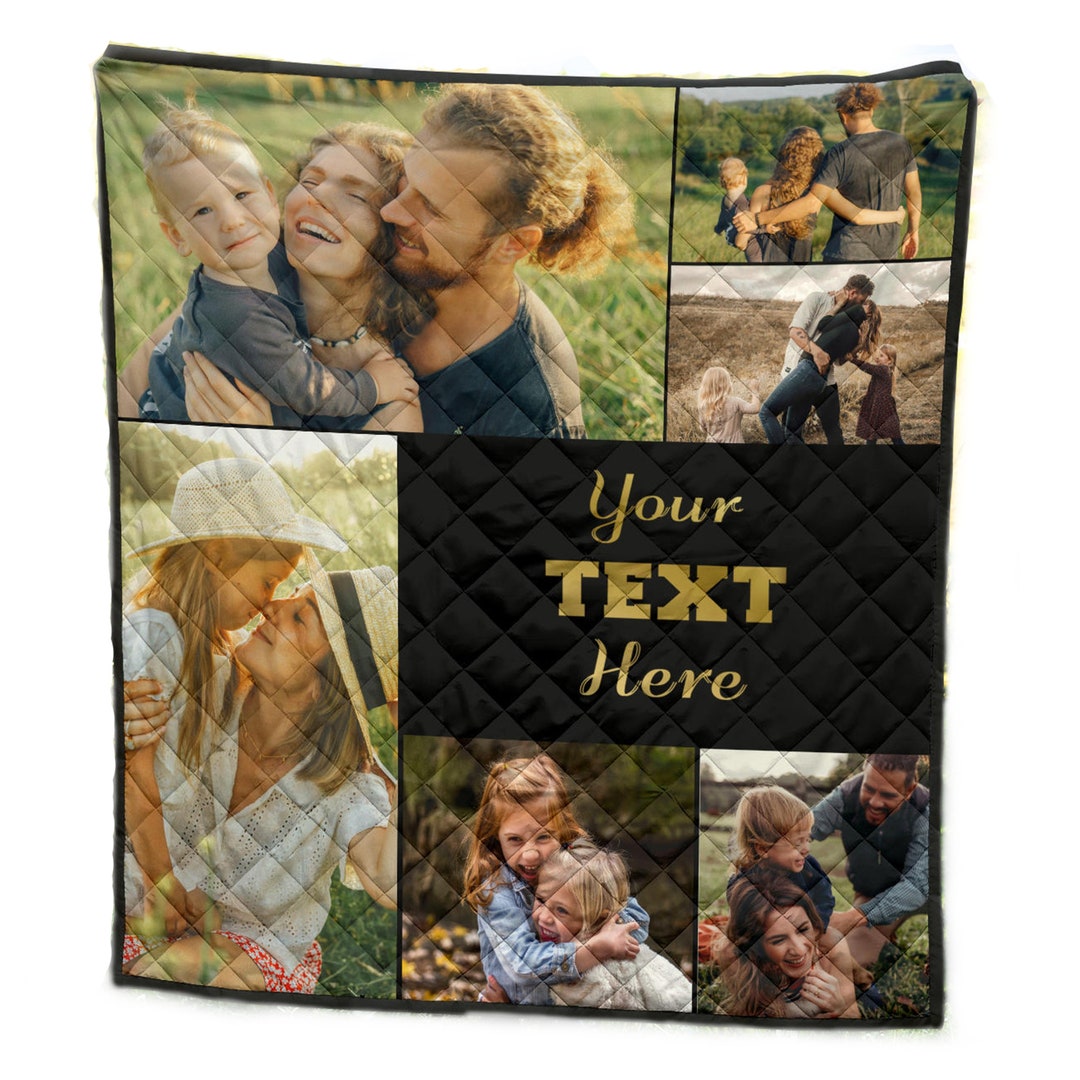 Custom Photo Quilt, Photo Quilt, Memory Quilt,dog Quilt,dog Mom,dog ...