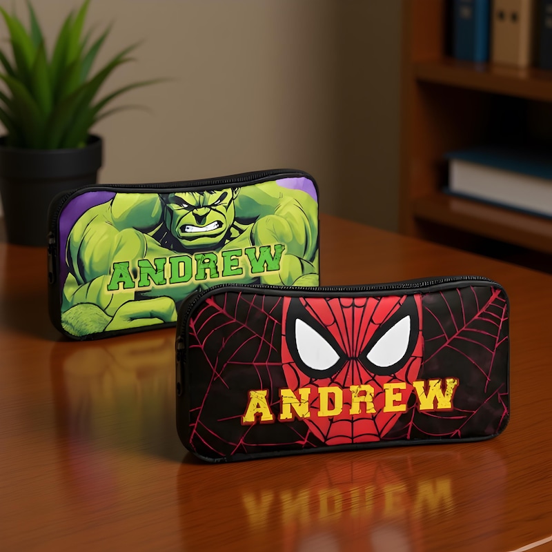 Superhero Pencil Pouch - Etsy