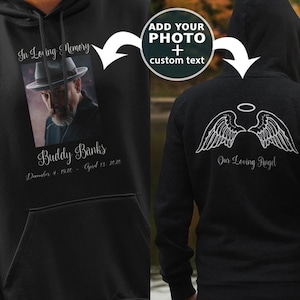 Custom Memorial Hoodie, Memorial Shirts, Memorial Sweatshirt, Memorial ...