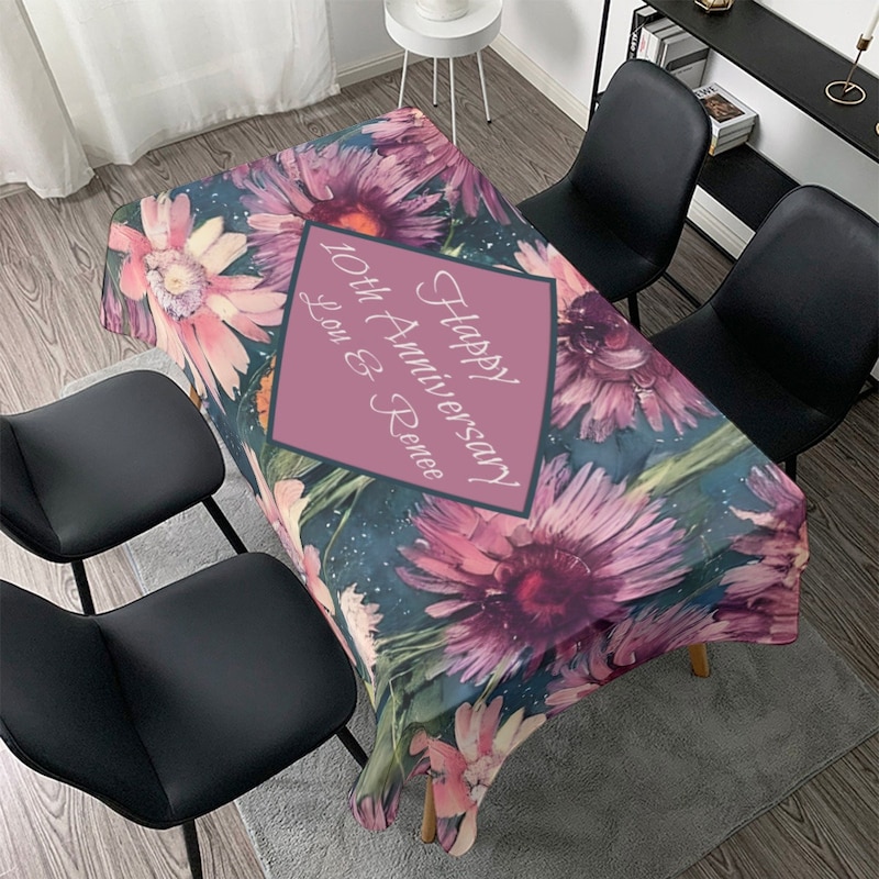 Custom Tablecloth - Etsy