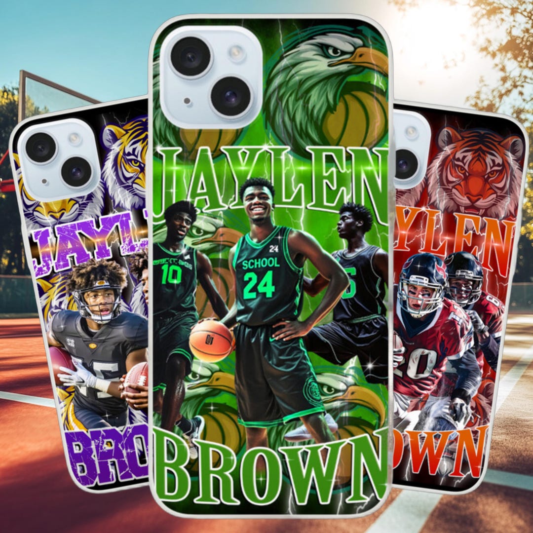 Create Your Custom Sports Photo Phone Case, Add 1 -3 Photos, Flexi ...