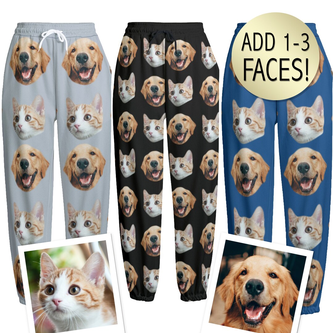 Custom Knit Pants, Pants, Sweatpants, Dog Lover Gift, Dog Lover ...
