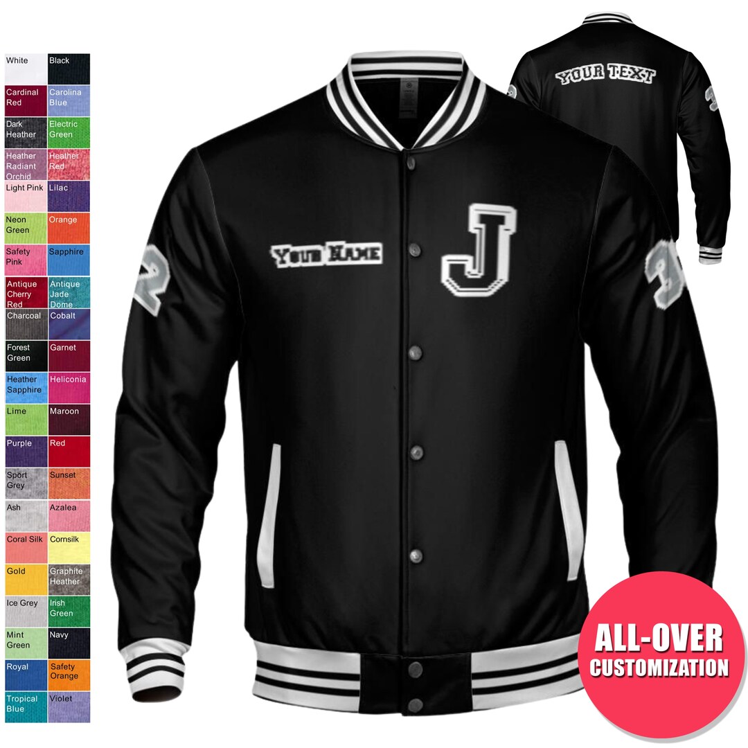 Custom LA Varsity Jacket All-season Light Weight, Los Angeles,adult ...