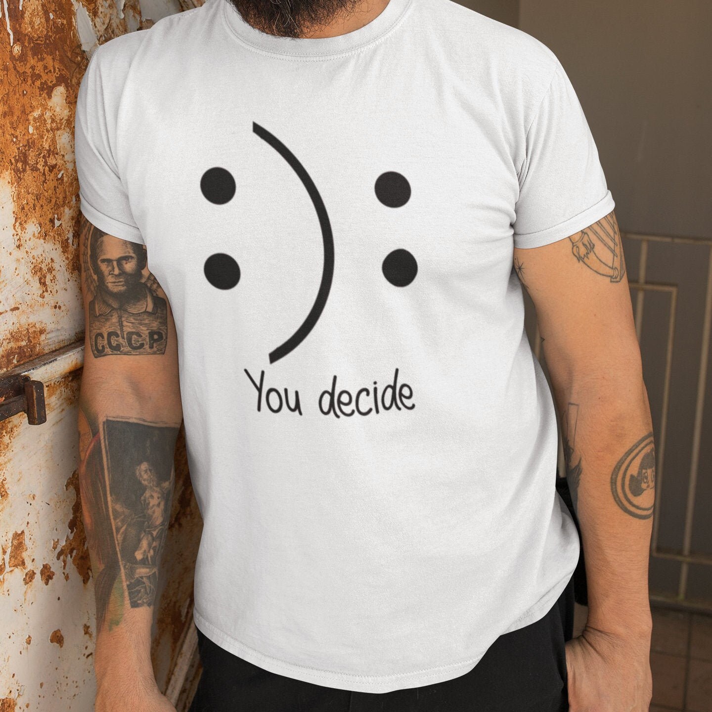 You Decide You Decide Shirt Whatever You Decide Smiley - Etsy UK
