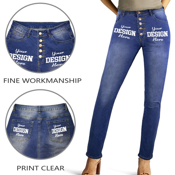 Customized Jeans - Etsy