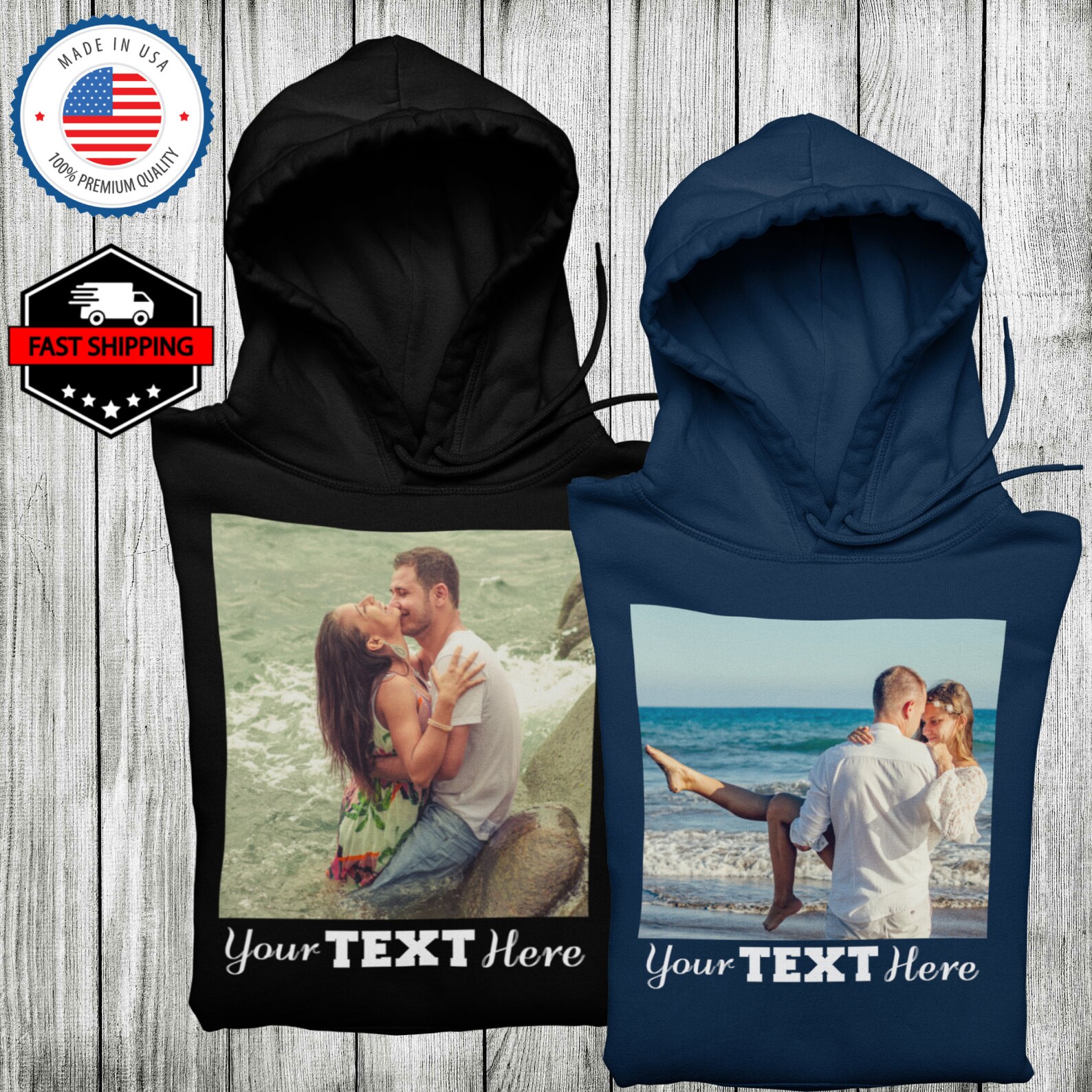 Custom Photo Hoodie Custom Sweatshirt Unisex Custom Hoodie | Etsy