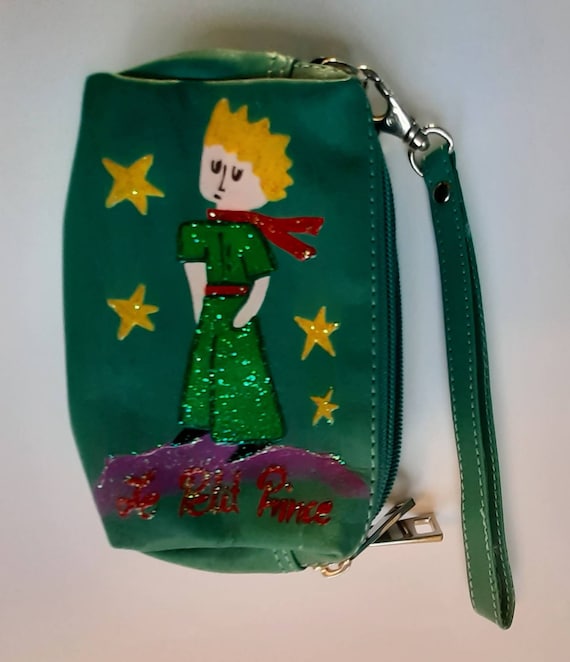 LITTLE PRINCE LEATHER purse luxury gift pouch Hand-painted | Etsy