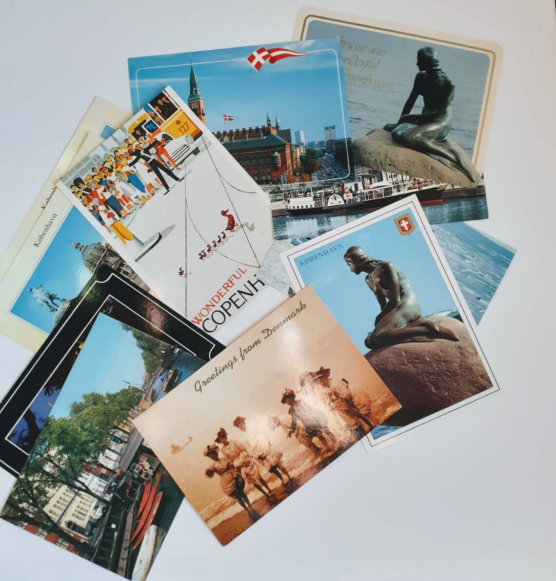 Denmark Postcards Collectibles, Nostalgia Wall Decoration, Copenhagen ...