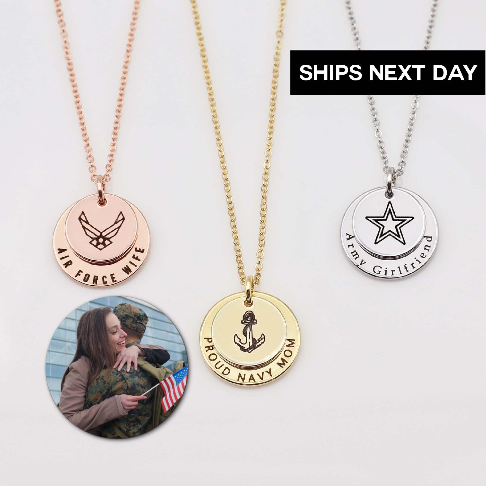 Marine Girlfriend Necklace Etsy