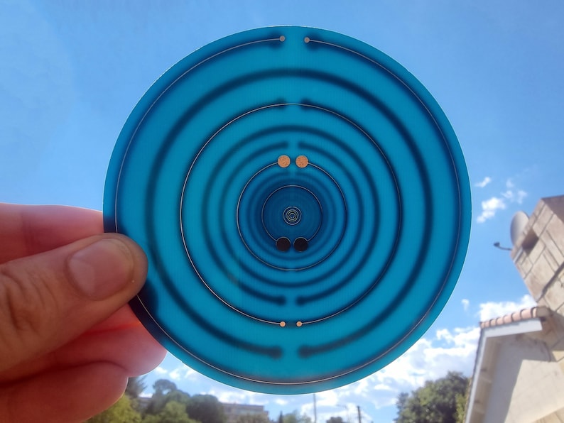 Lakhovsky H9+ Disc / Solar System. Vitality, Gold-plated Scalar Wave ...