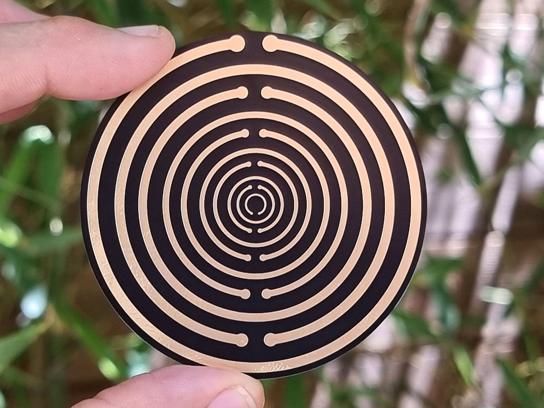 Lakhovsky Disc 64 Mm Ultra Thin, H9 & Double Spiral - EMF Protection ...