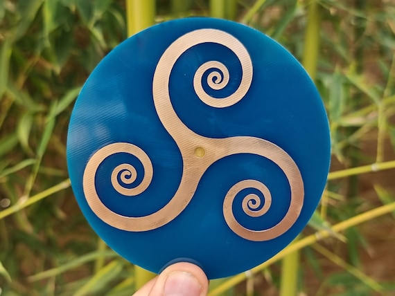 Disque Triskel Nombre d'or et Triskell Celte onde de - Etsy France