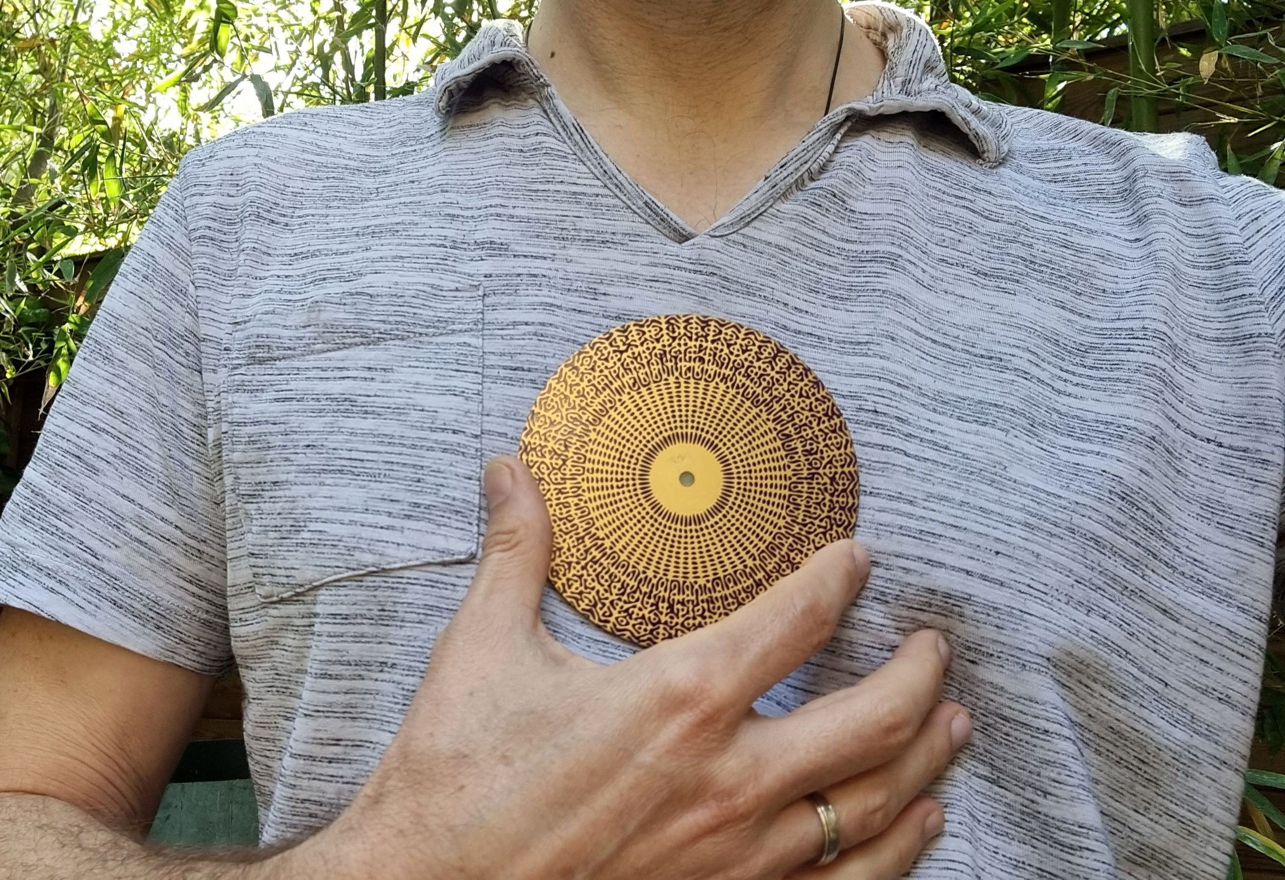 Cymatic Disc 528 Hz New Version 2-sided Om Healing - Etsy UK