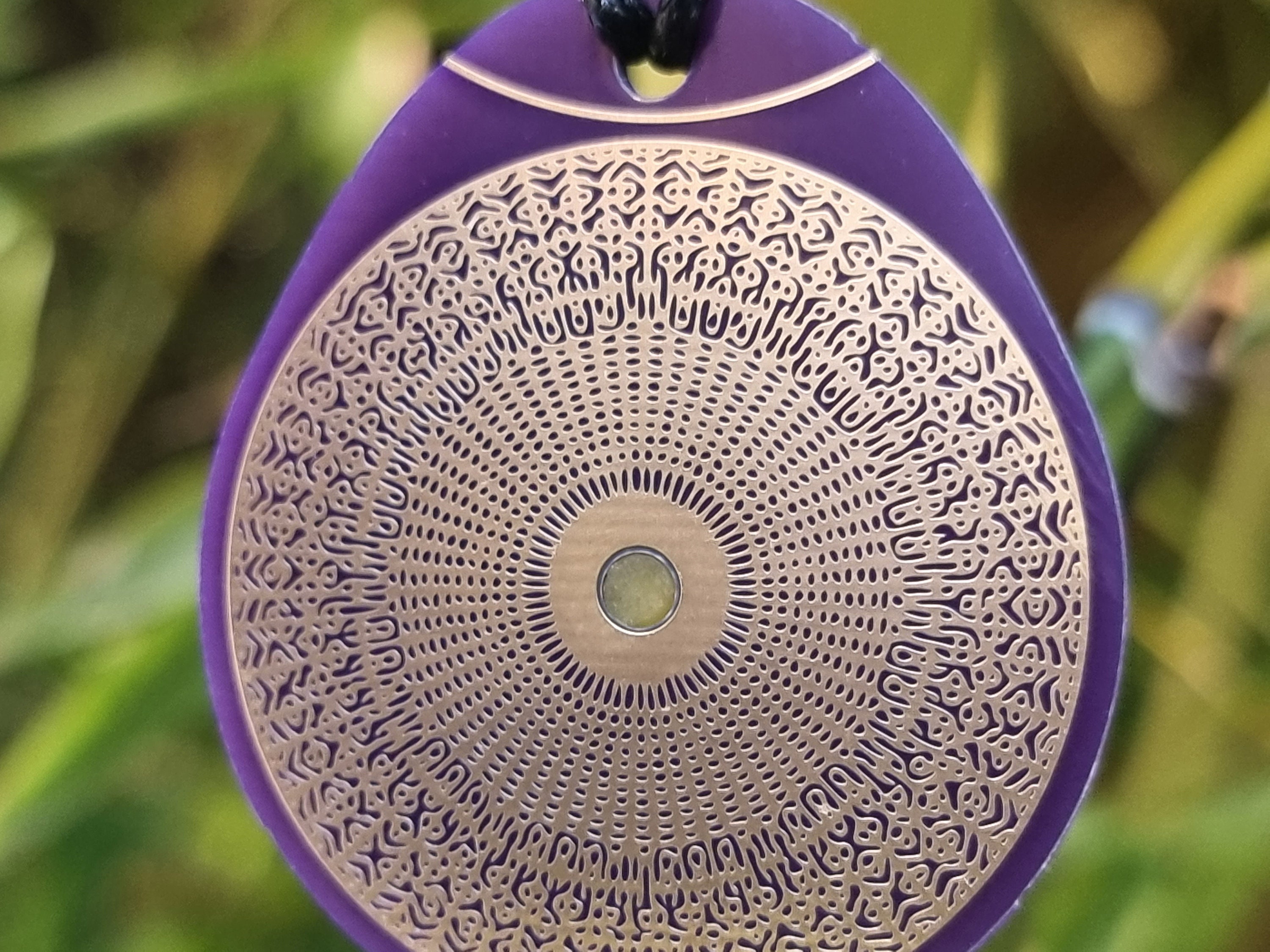 OM Cymatic Pendant 528 Hz Violet Sacred Frequencies Tesla - Etsy Australia