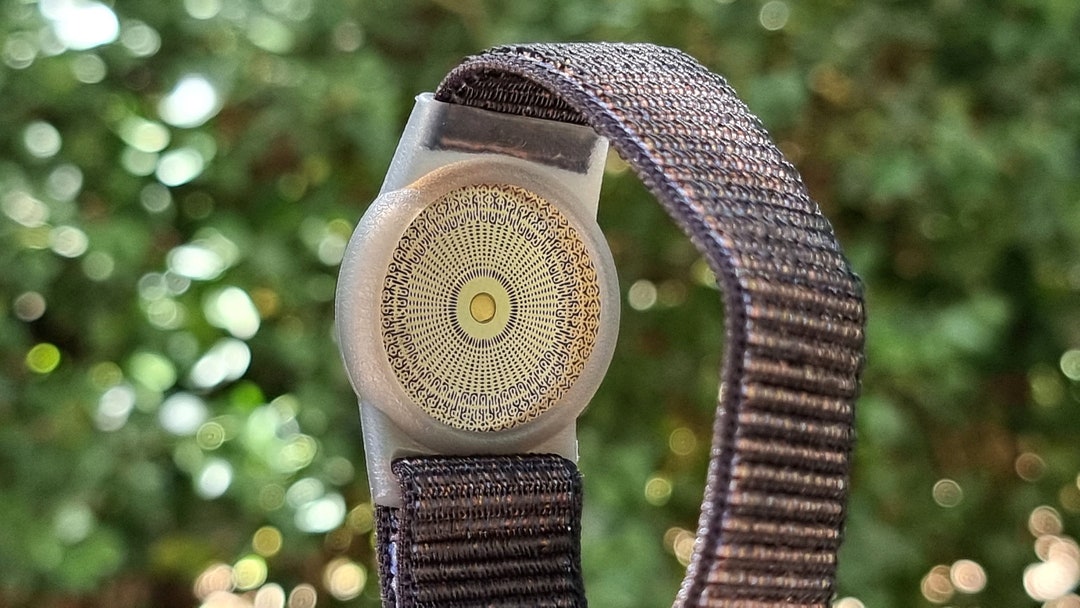 Cymatic Black Bracelet 528 Hz, Vital Field Increase Gold Copper Beeswax ...