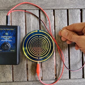 Lakhovsky H9 & Double Spiral Disc, MWO Tesla Antenna, Gold-plated ...