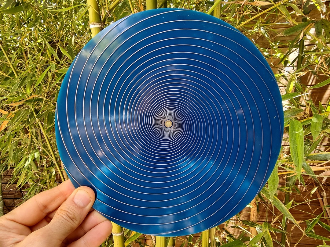 Disc 20 Cm Energizing / Soothing 12 Spirals, Gold Plated and Beeswax ...